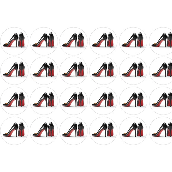Trendy Jewels | Office | X5 Fashion Heel Shoes Sticker Seals Handmade ...